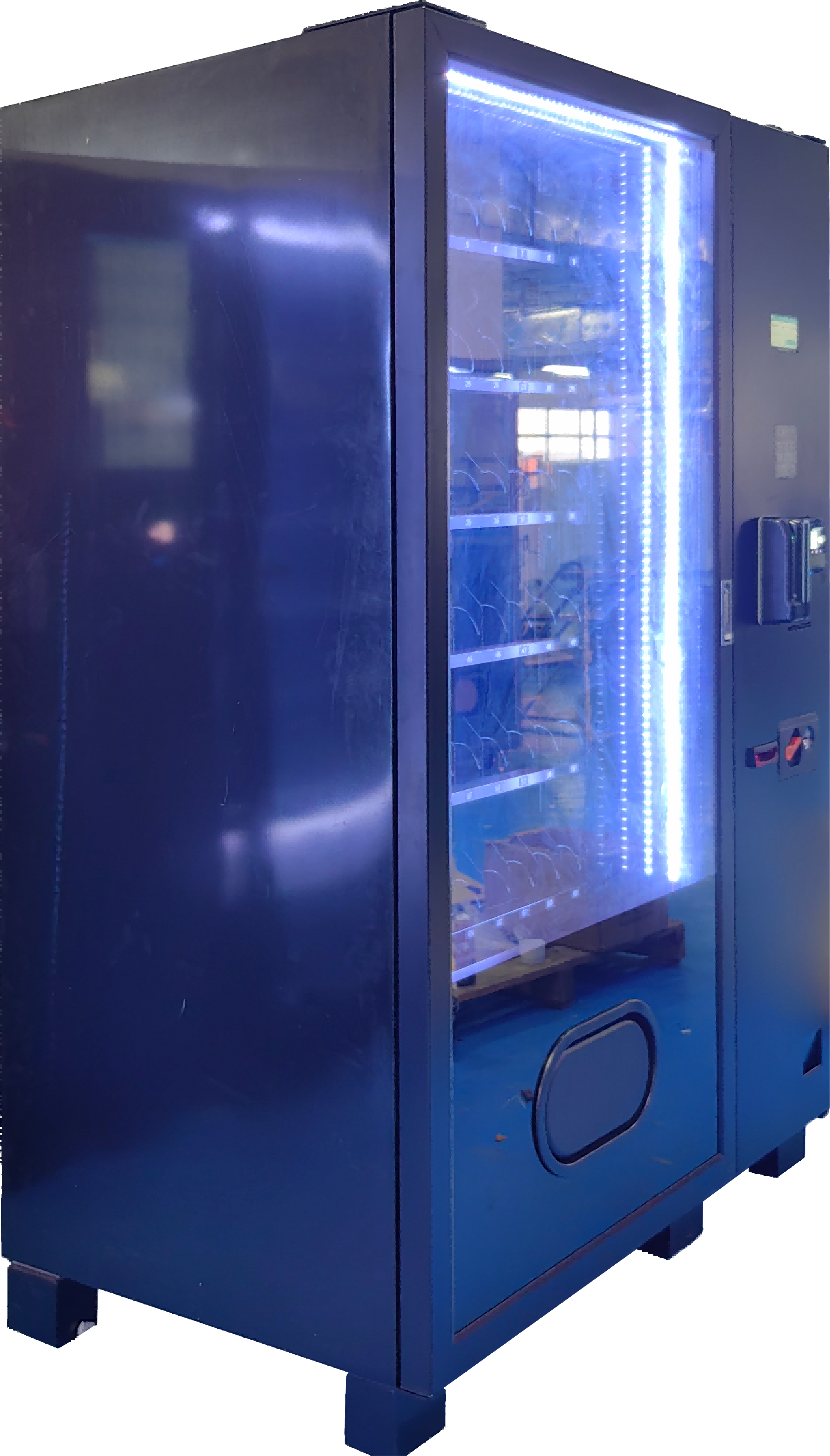 Outdoor Vending Machine with Shelter for Snacks Drinks