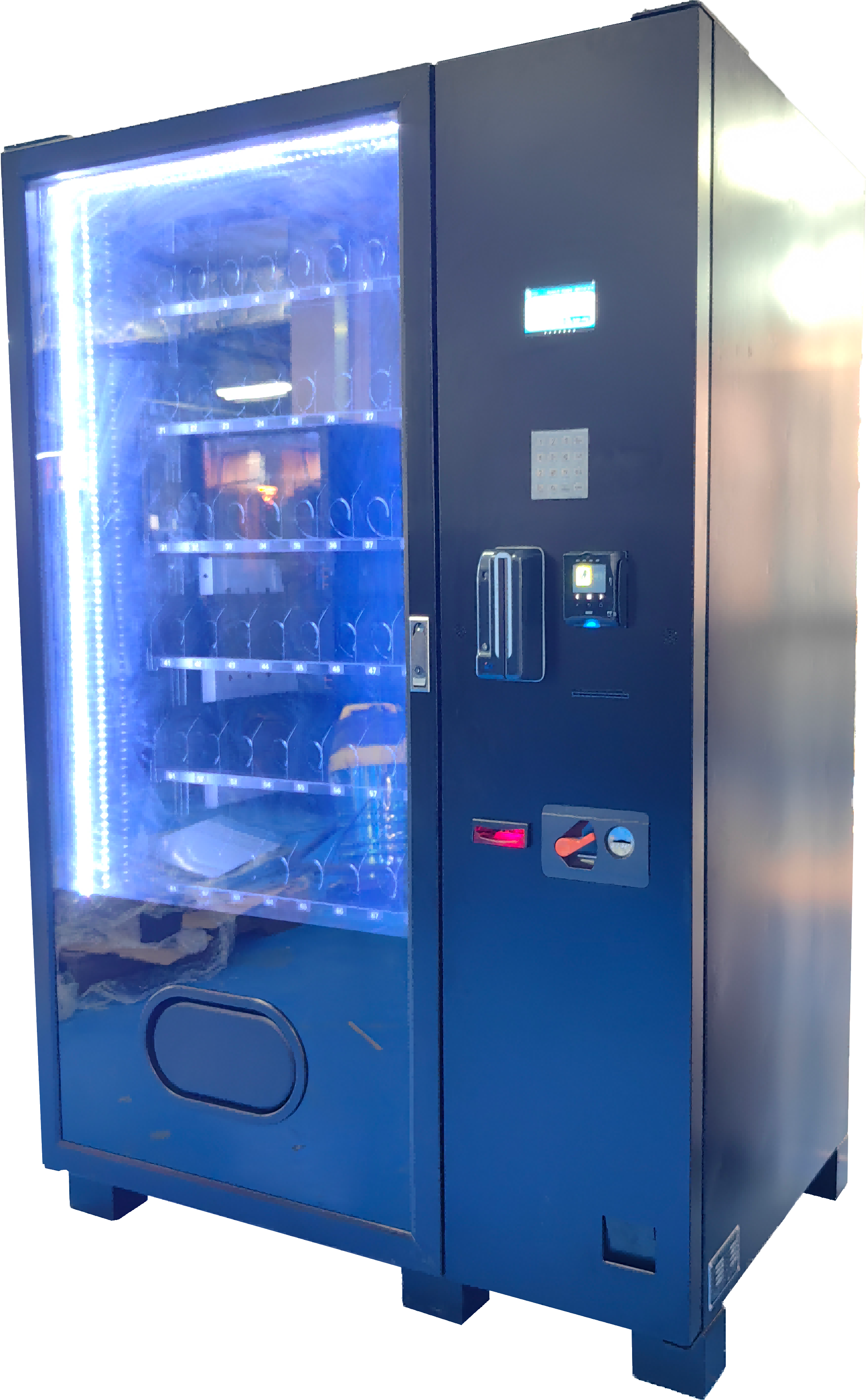 Outdoor Vending Machine with Shelter for Snacks Drinks